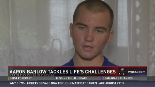Aaron Barlow tackles one of life's biggest challenges | wgrz.com